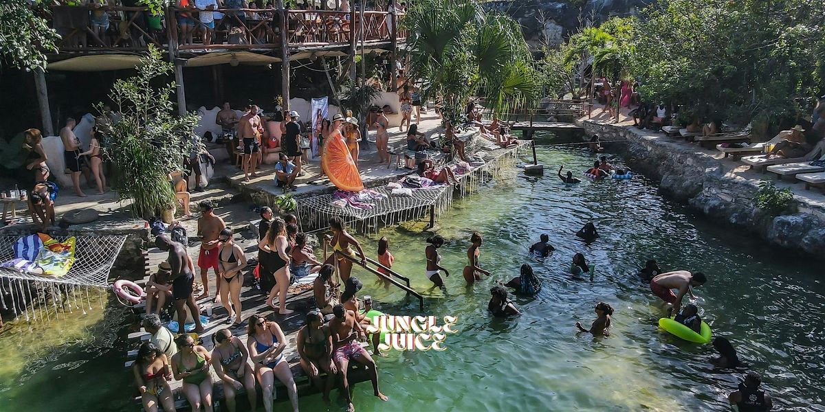 JUNGLE JUICE TULUM • ONLY DAY PARTY in a CENOTE!, Buuts' Ha' Cenote ...