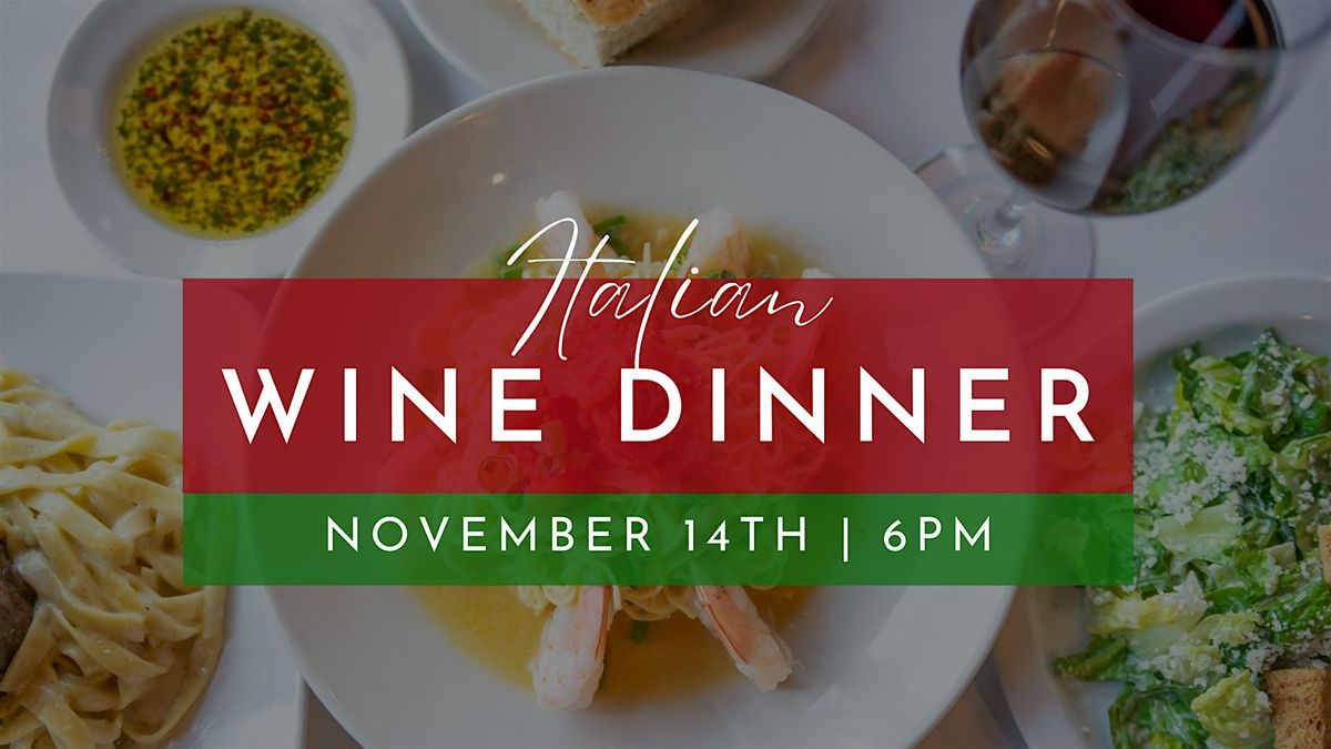 Italian Wine Pairing Dinner at Amerigo Fondren, Amerigo Italian ...
