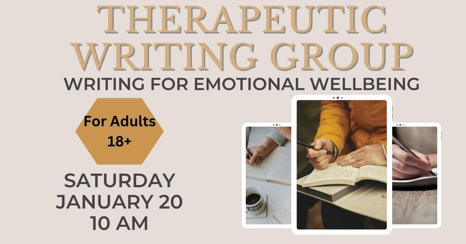 Therapeutic Writing Group, Yankton Community Library, January 20 2024 ...