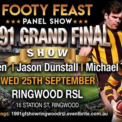 1991 Grand Final "Live Show", Ringwood RSL, 25 September 2024 ...
