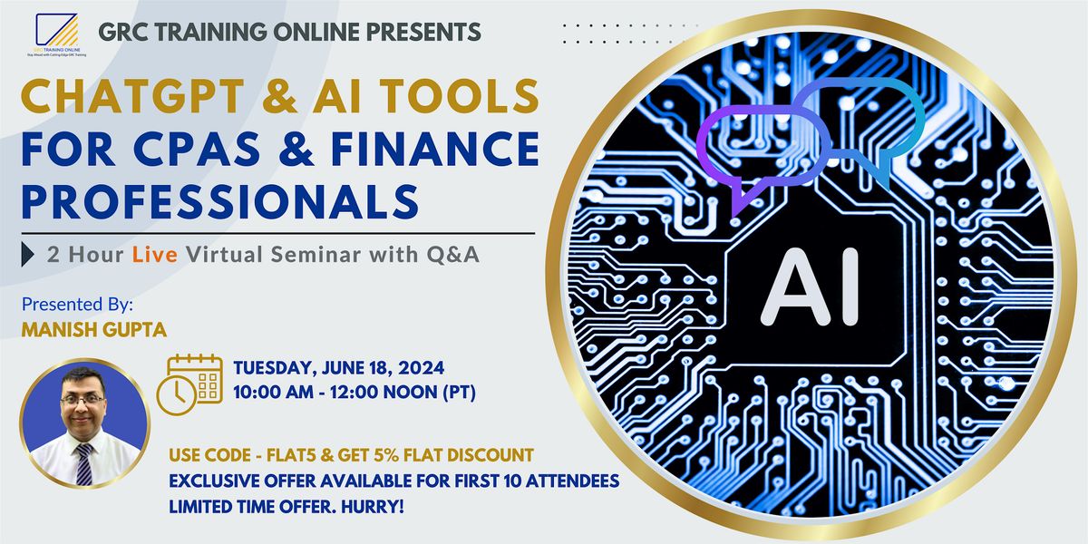 2Hr Virtual Seminar - ChatGPT & AI Tools for CPAs and Finance ...