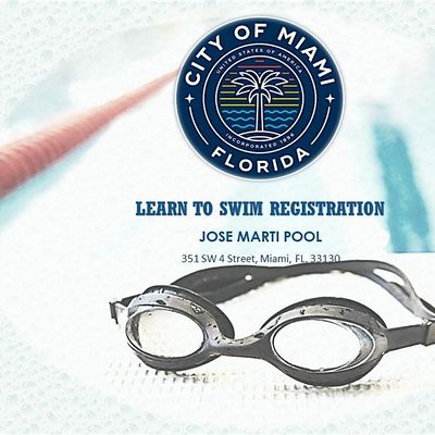 Jose Marti Pool Preschool Aquatics Mon/Wed (5:30PM-6:00PM) August 2024 ...
