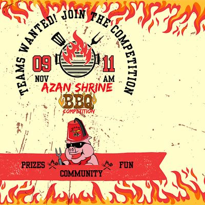 AZAN 3rd Annual BBQ Competition Team Sign-Up Pre-Registration Special ...