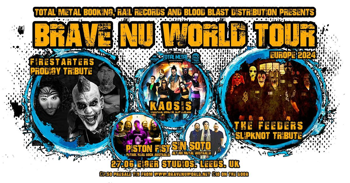 BRAVE NU WORLD TOUR, Eiger Music Studios, Leeds, 27 June 2024 ...