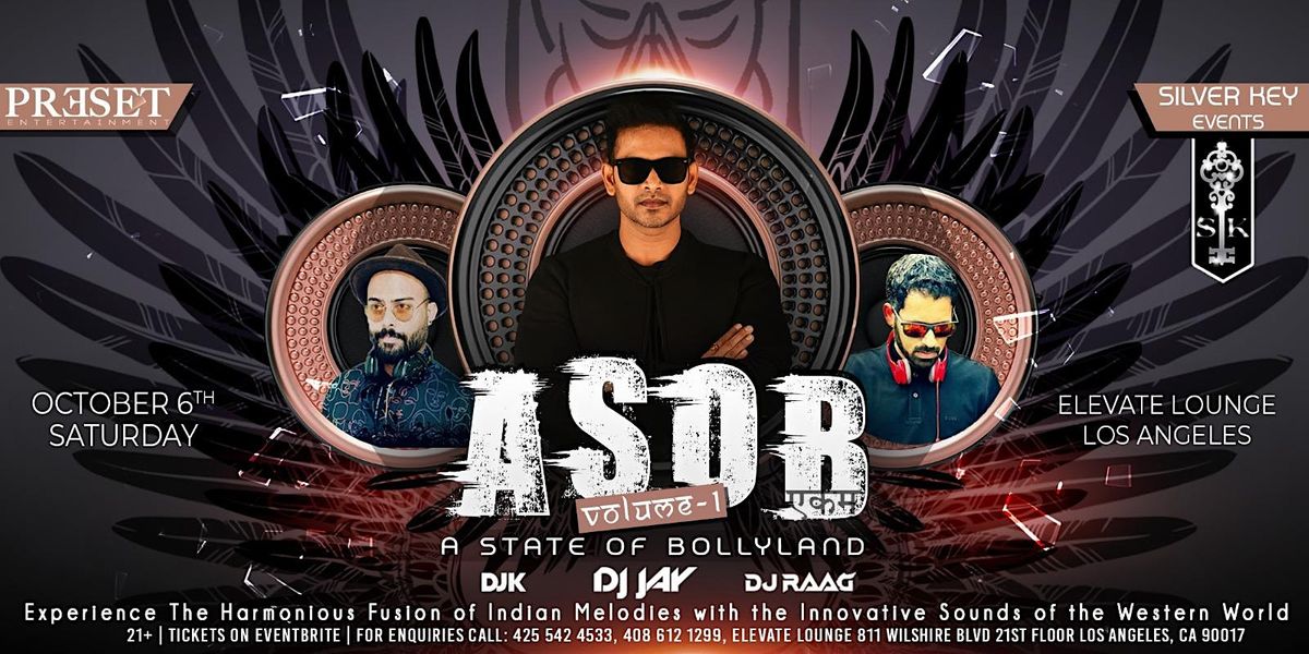 ASOB | A STATE OF BOLLYLAND - Volume1 | BOLLYWOOD ELECTRONIC MUSIC ...