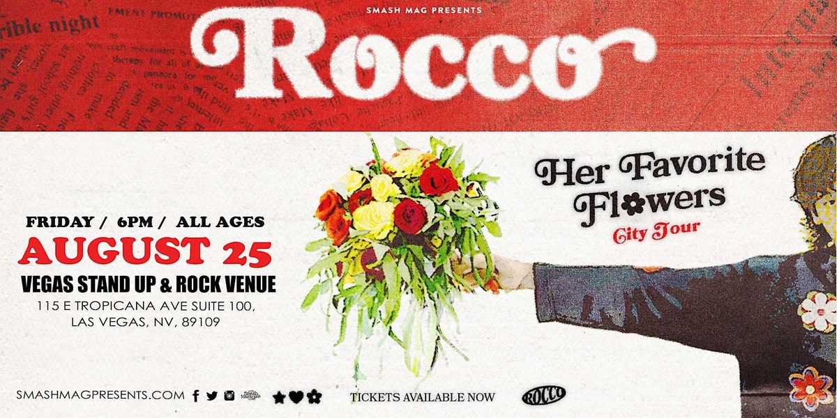 Rocco, Vegas Stand Up & Rock Comedy Club & Live Music, Las Vegas, 25 August 2023 | AllEvents.in