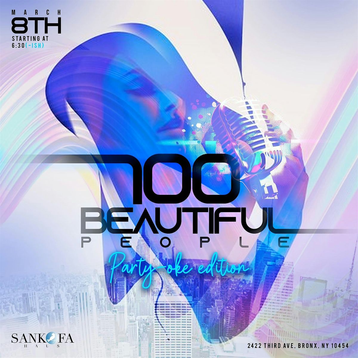 100 Beautiful People: Party-oke Edition, Sankofa house, New York, 8 ...