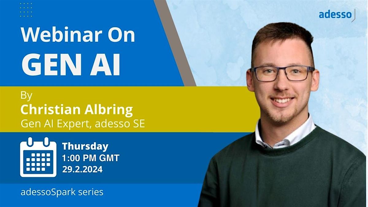 Webinar: Generative Artificial Intelligence (GenAI), April 29 2024 ...