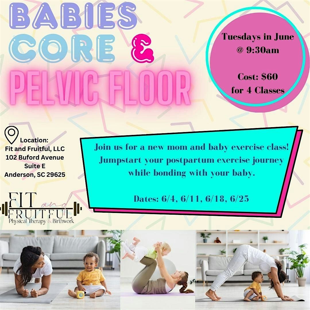 Babies, Core & Pelvic Floor, Fit and Fruitful, LLC, Anderson, 18 June ...
