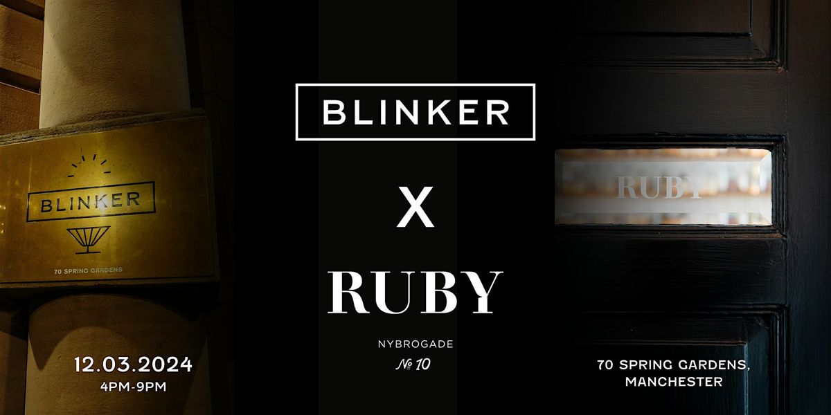 RUBY CPH X BLINKER - Bar Takeover - NRB Afterparty, Blinker Bar ...