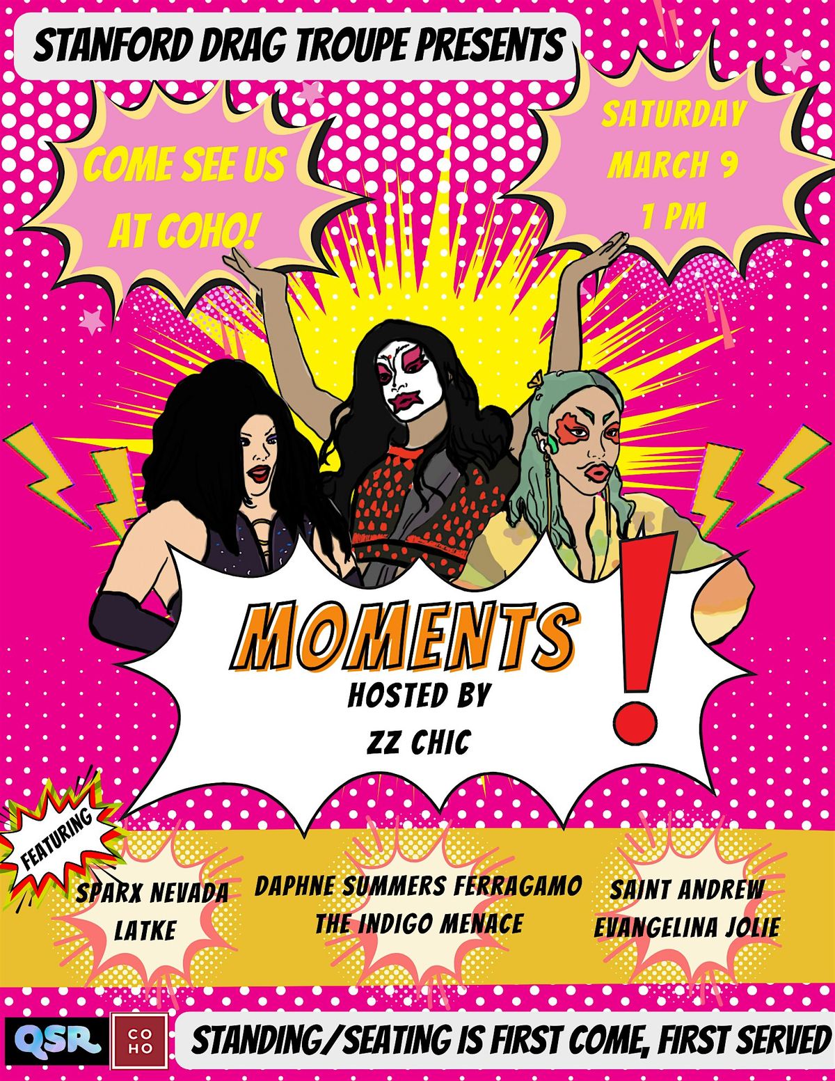 MOMENTS 2024: Drag Troupes Winter Variety Show - Brunch, CoHo, Stanford ...