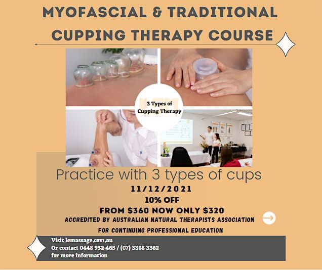 Certificate in Traditional Cupping /Myofascial Cupping 20/05/2023, 8/31 ...