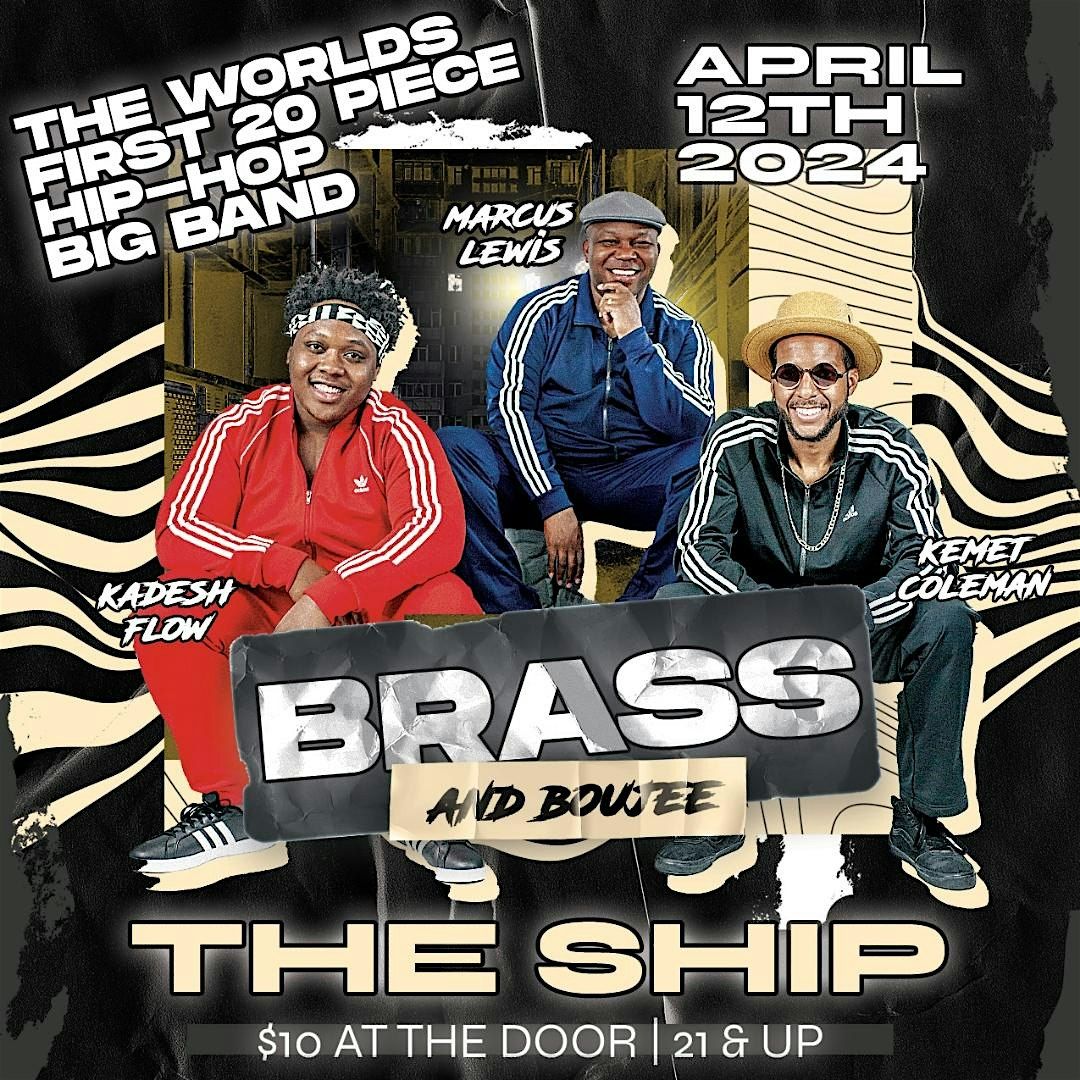 Marcus Lewis Big Band "Brass & Boujee", The Ship, Kansas City, 12 April ...