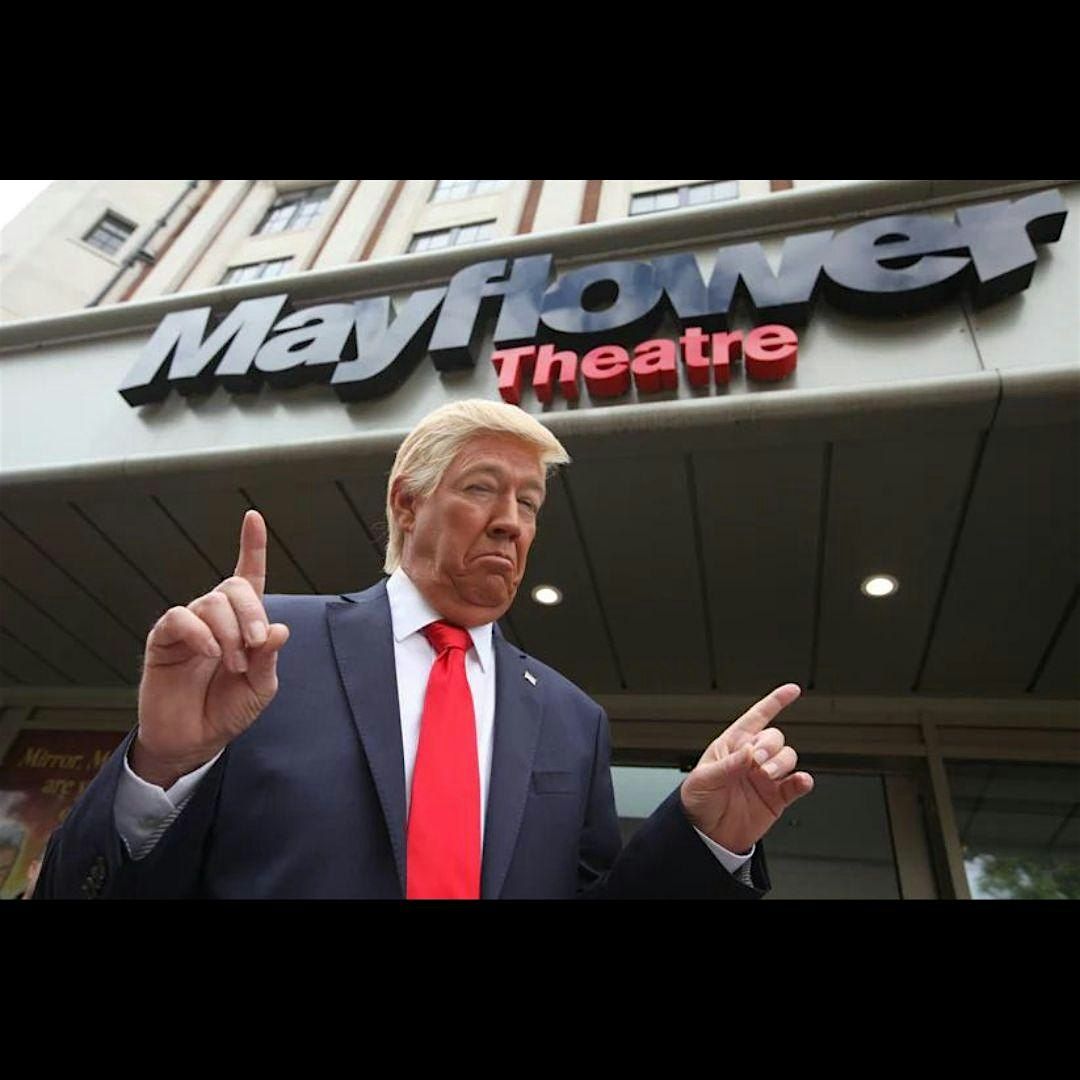 Mike Osman as Donald Trump in Southampton, The Attic Southampton ...