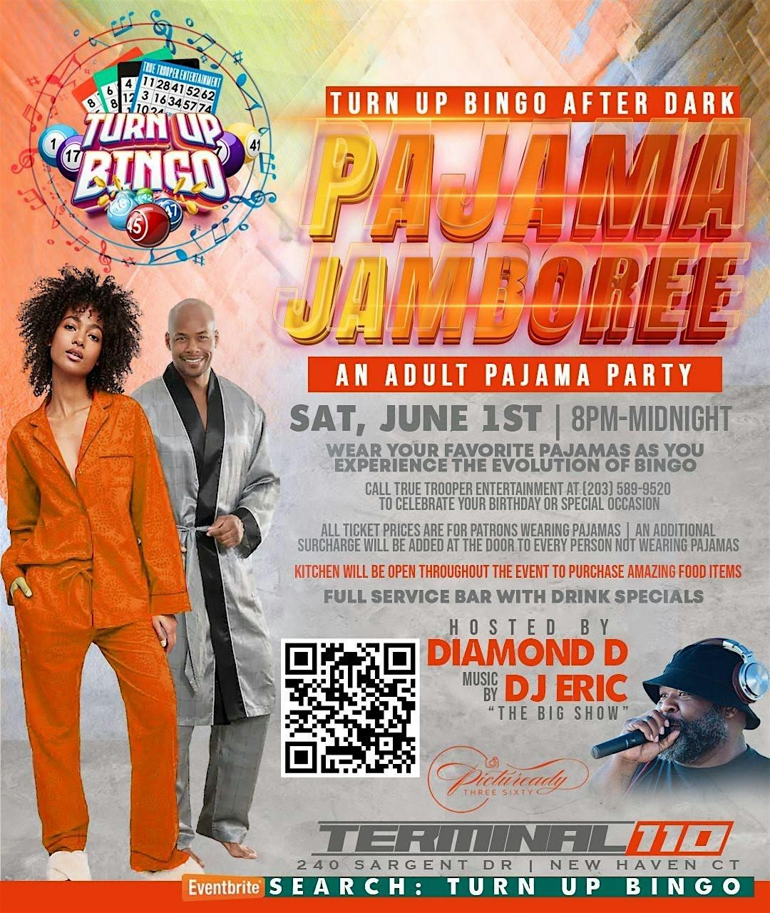 Turn Up Bingo After Dark’s “Pajama JAMboree", Terminal 110, New Haven ...