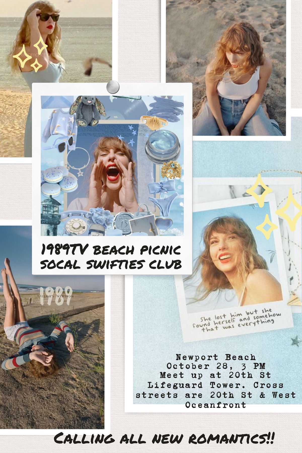Socal Swifties Club 1989TV Beach Picnic, Newport Beach, CA, USA ...