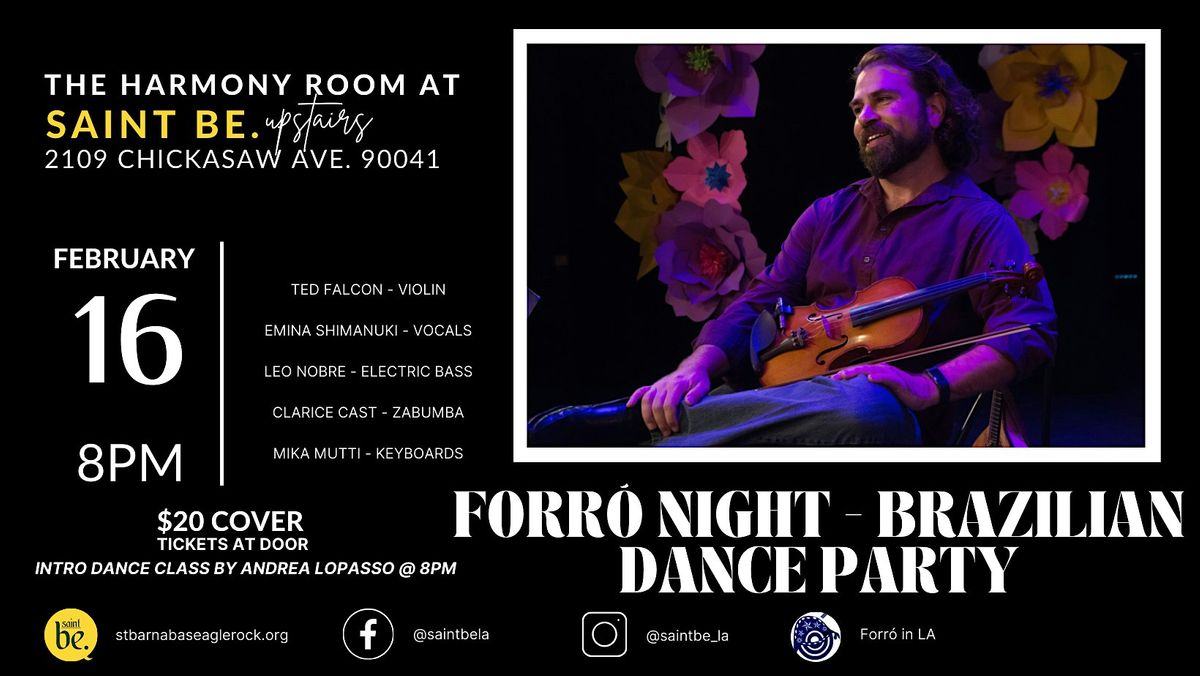 Forró Night - Brazilian Dance Party @ The Harmony Room Upstairs!, 2109 ...
