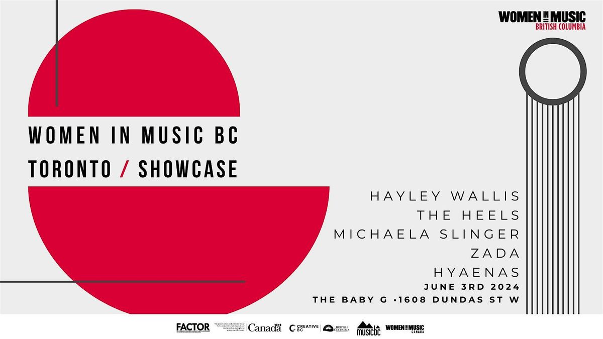 Women in Music BC - Toronto Showcase & Networking Event, The Baby G ...
