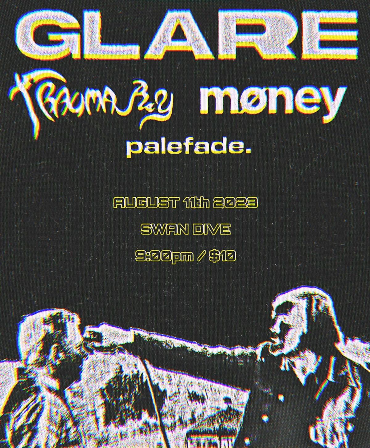 Glare, Trauma Ray, Money, PaleFade., Swan Dive, Austin, 11 August to 12 ...