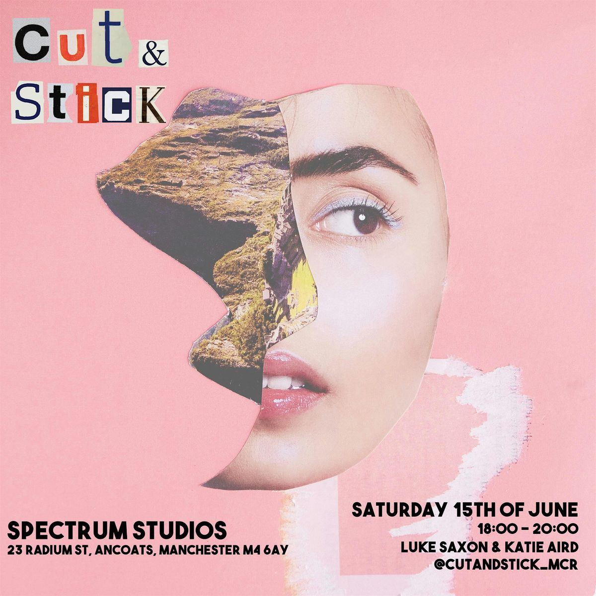 Cut & Stick Collage Workshop, Spectrum Studios, Ancoats, 15 June 2024 ...