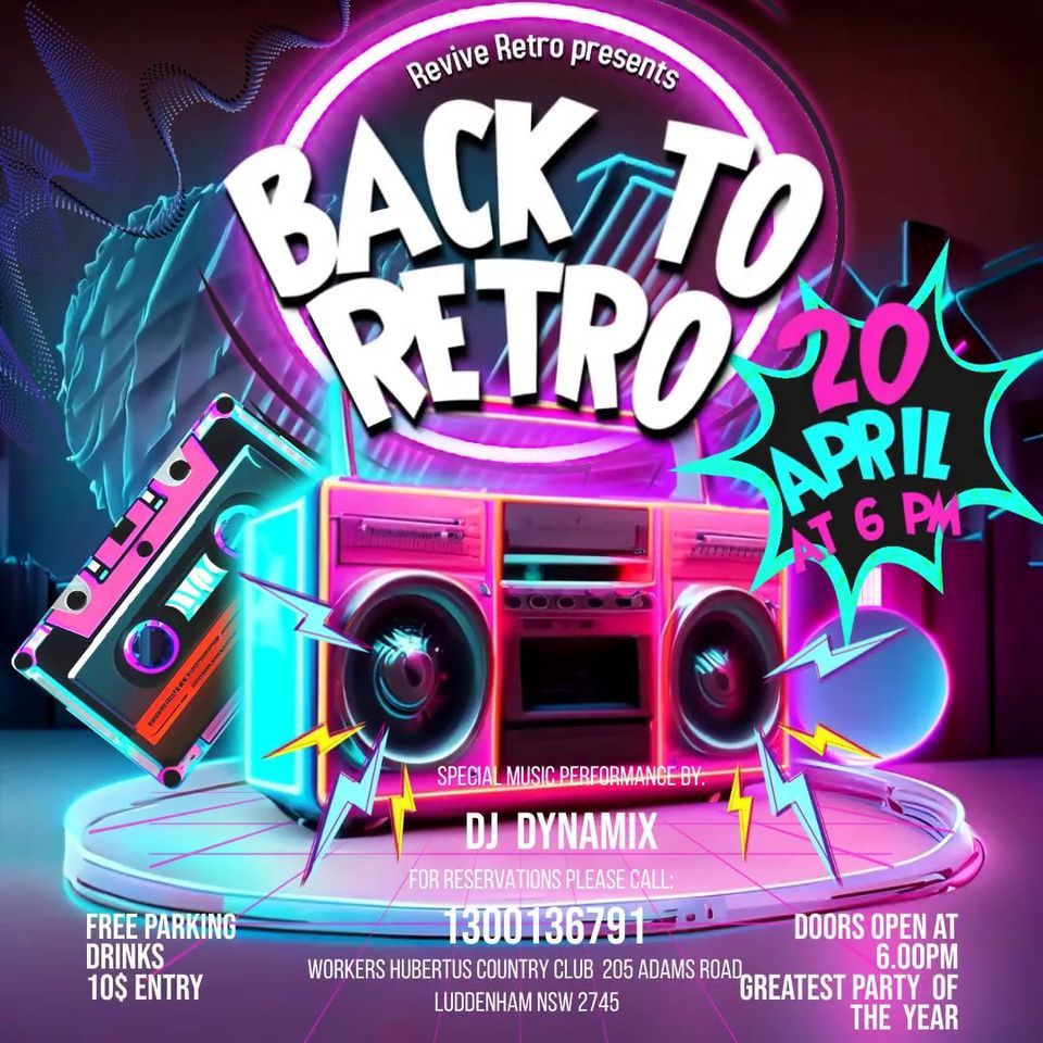 Easter Over 30s Retro Dance Party, Workers Hubertus Country Club 205 ...