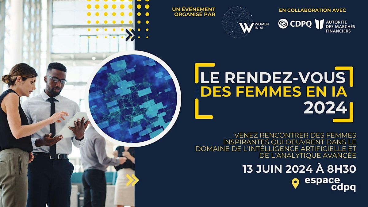 Femmes en IA x CDPQ & AMF, Espace CDPQ, Montréal, 13 June 2024 | AllEvents