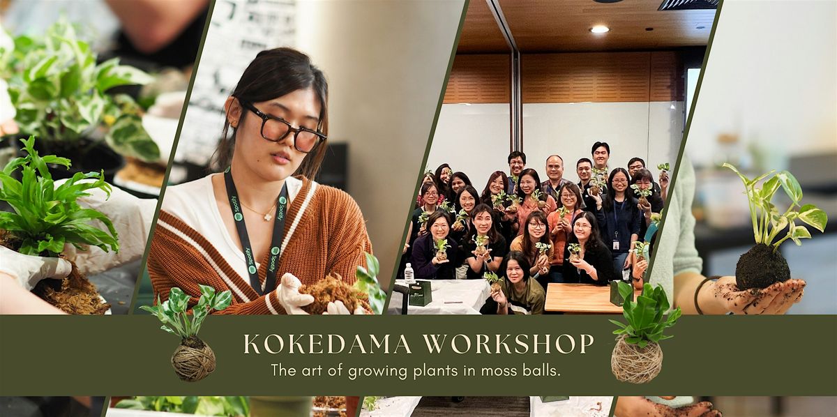 Kokedama Workshop with J2 Terrarium, J2 Terrarium | J2 Studio ...