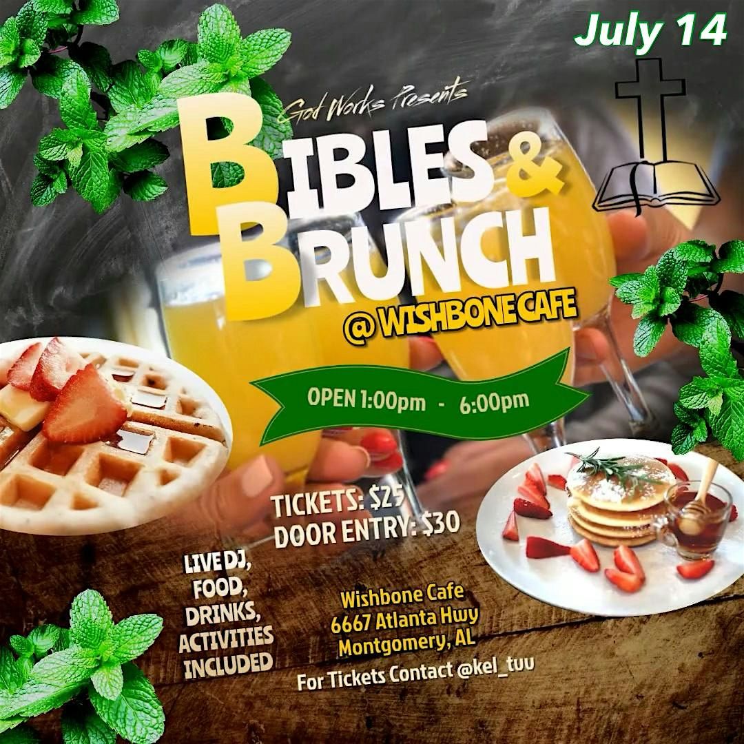 BIBLES & BRUNCH, Wishbone Cafe', Montgomery, 14 July 2024 | AllEvents.in
