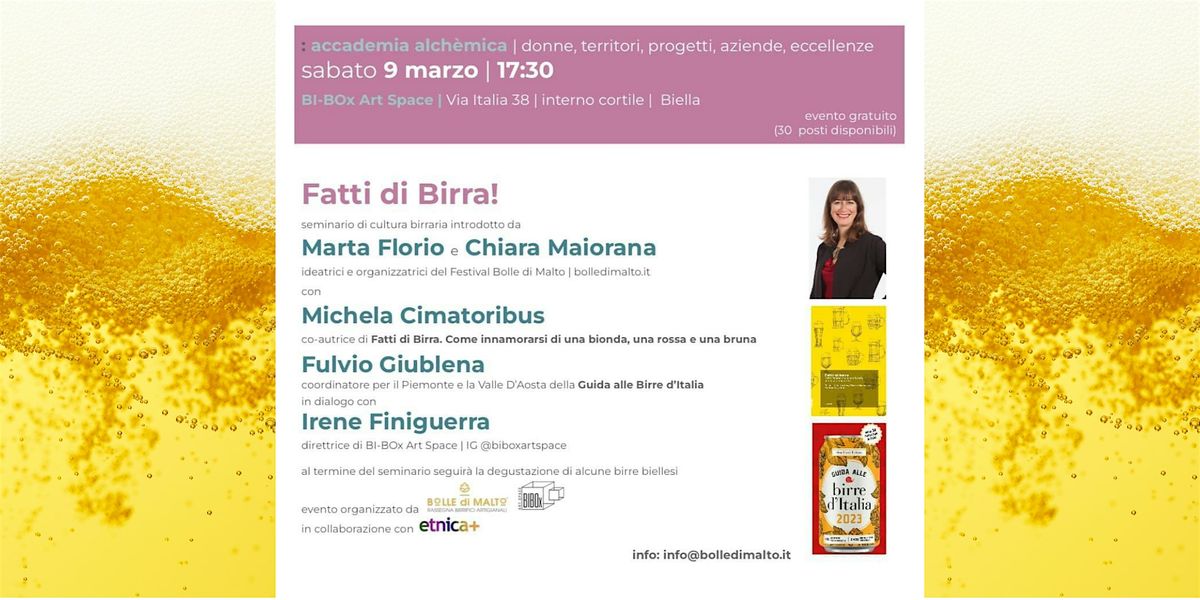 Fatti di Birra!, BI-BOx Art Space, Biella, 9 March 2024 | AllEvents