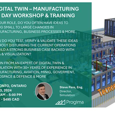 DIGITAL TWIN IN MANUFACTURING – 1 DAY IN-PERSON WORKSHOP WITH STEVE ...