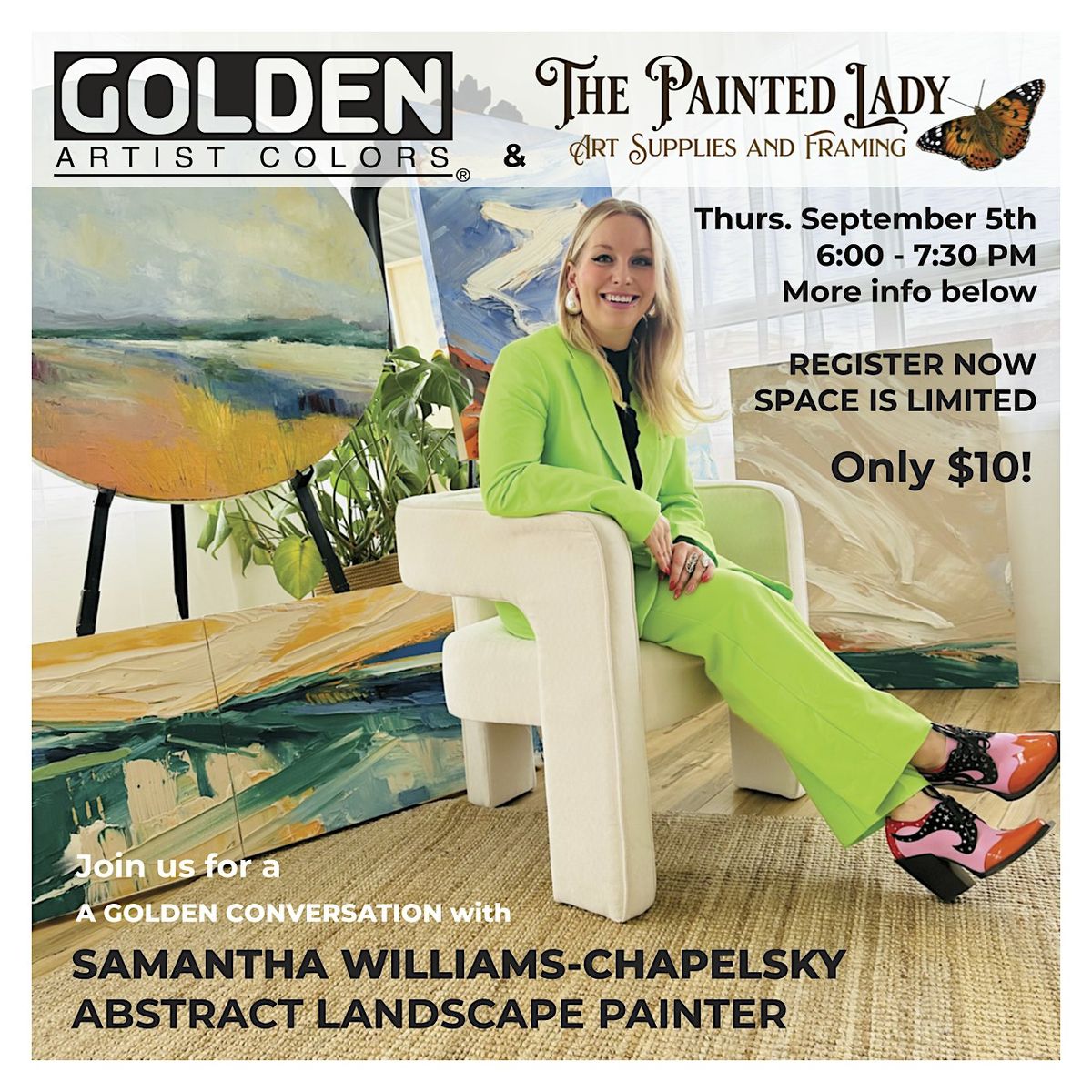 A GOLDEN CONVERSATION with Painter Samantha Williams-Chapelsky, The ...
