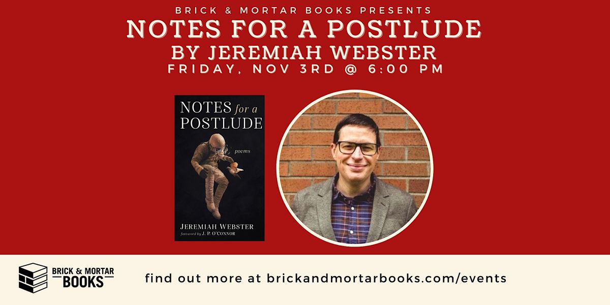 Author event with Jeremiah Webster, Brick & Mortar Books, Redmond, 3 ...