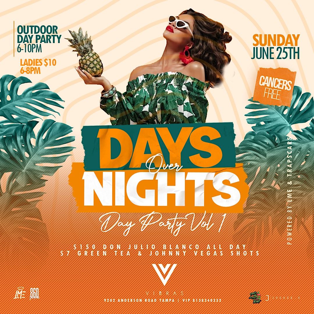 Days Over Nights Day Party @ Mamajuana, Mamajuana Cafe Tampa, 25 June ...