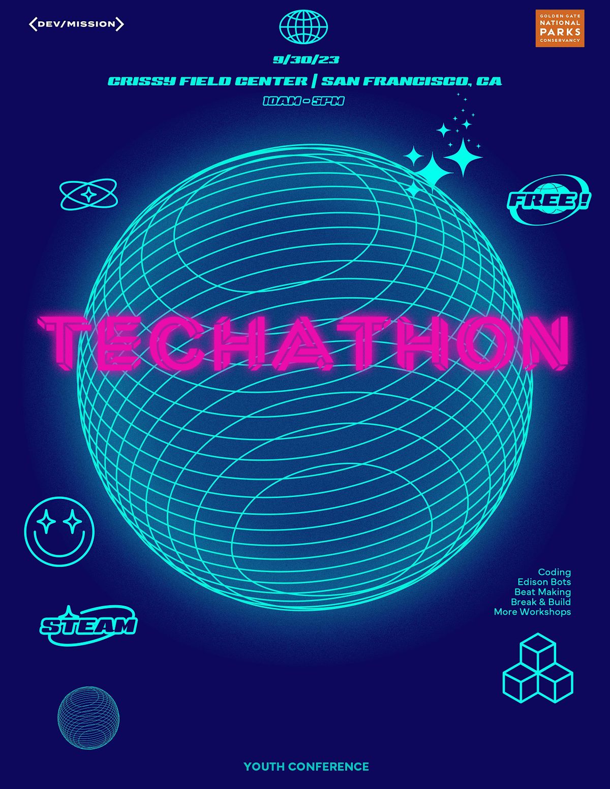Dev/Mission Tech-A-Thon, Crissy Field, San Francisco, 30 September 2023 | AllEvents.in
