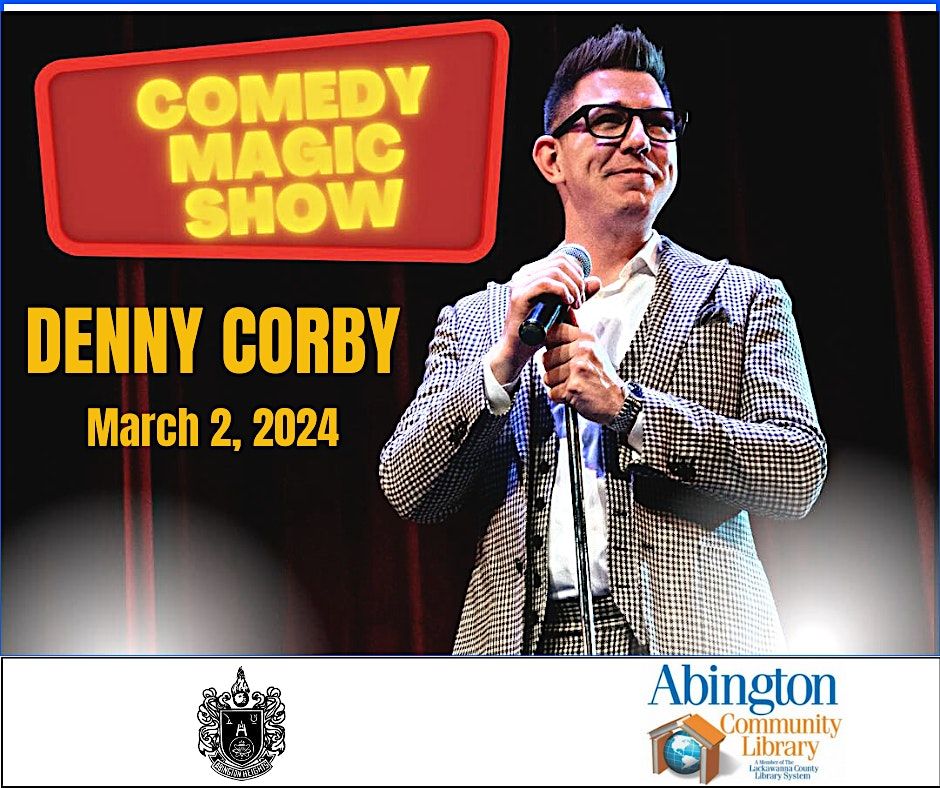 A Magical Evening with Denny Corby, Mind Reader, Magician, and Comedian ...