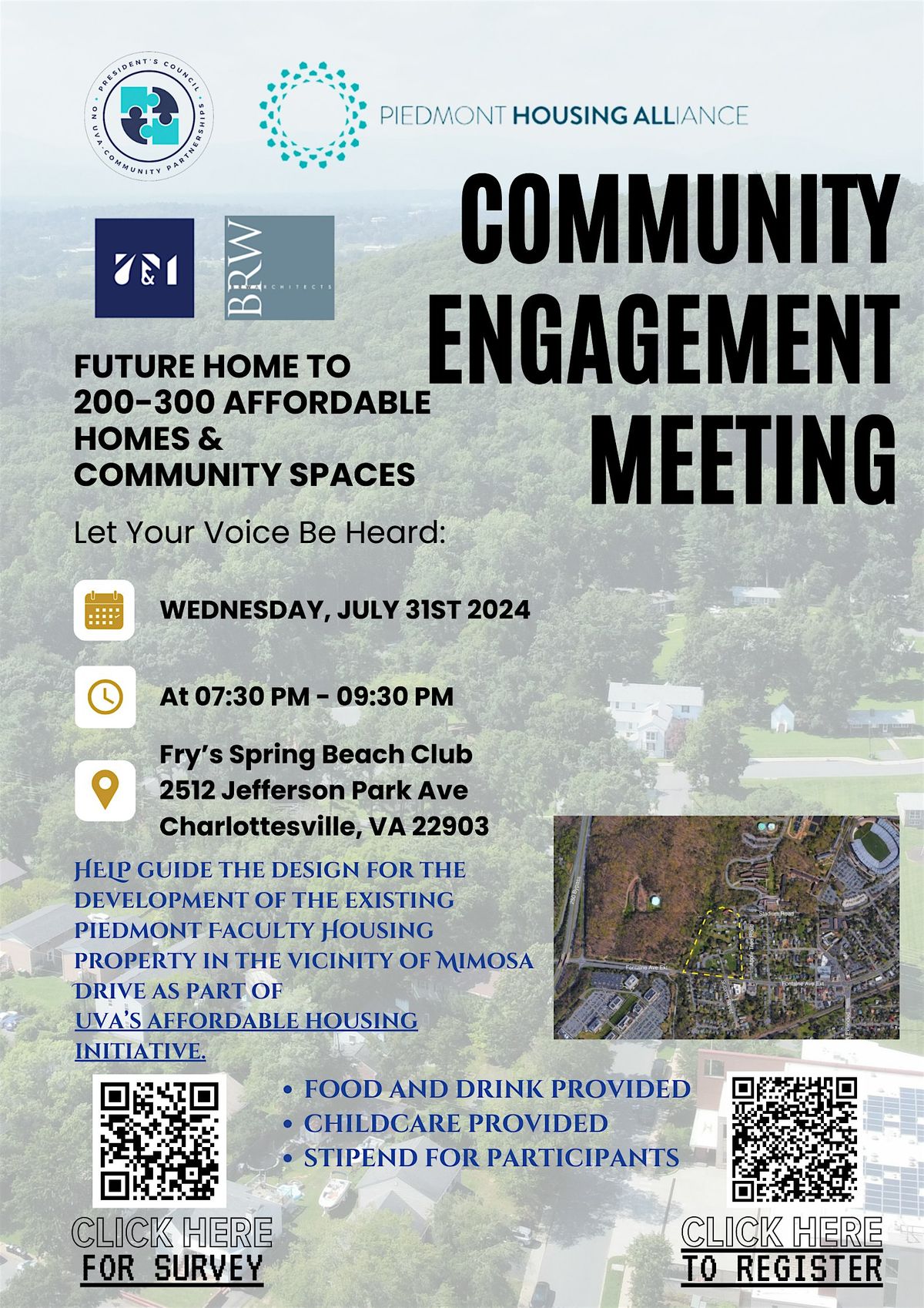 Piedmont Potential Resident Community Engagement #1, Fry's Spring Beach ...