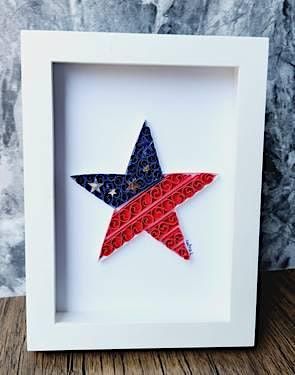 Paper Quilling USA Flag Themed Frame Making Workshop with Trupti More ...