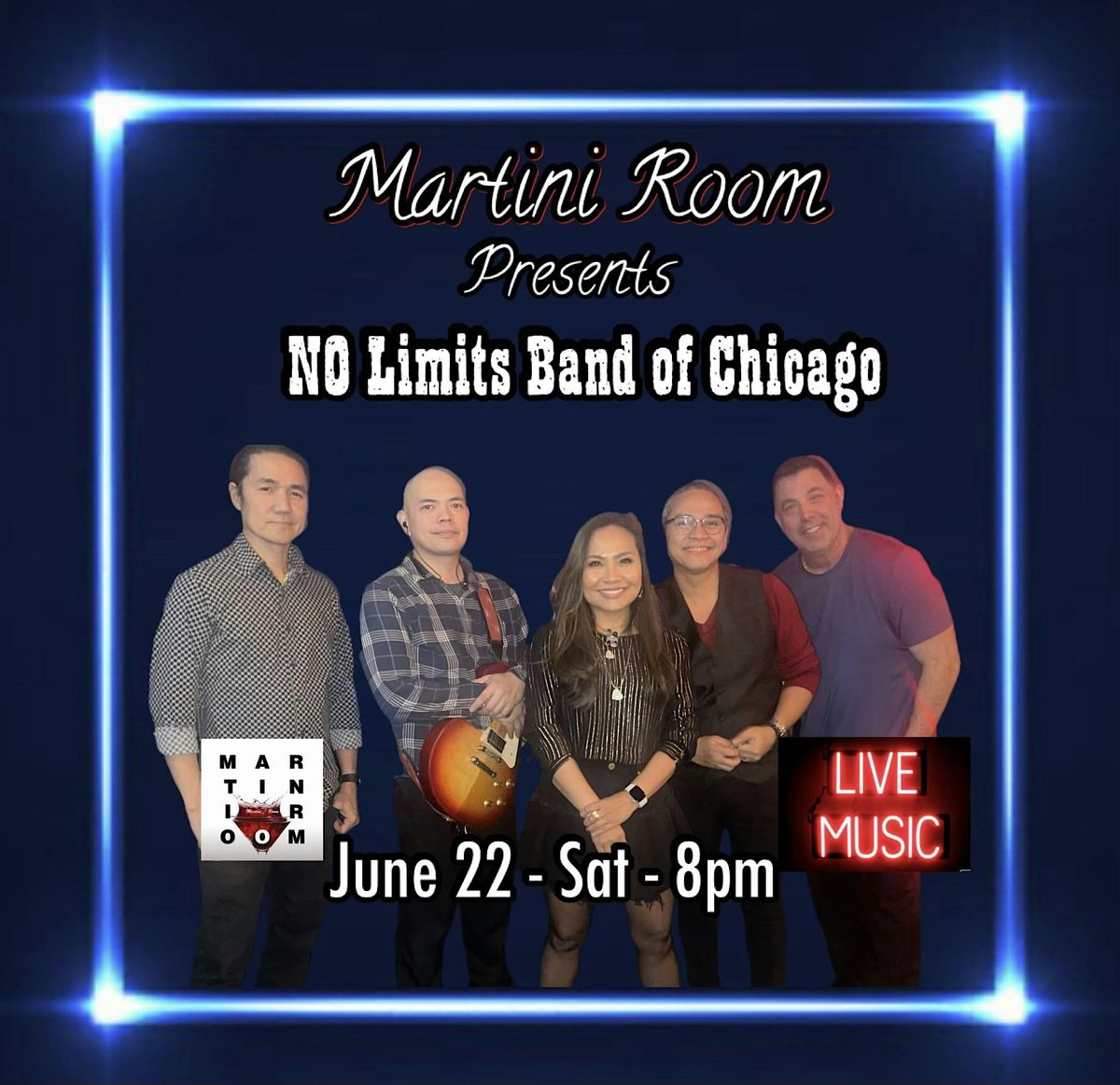 Martini Room Presents: No Limits Band of Chicago, Martini Room, Elgin ...