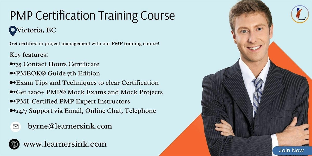 PMP Exam Prep Instructor-led Certification Course in Victoria, BC, 535 ...