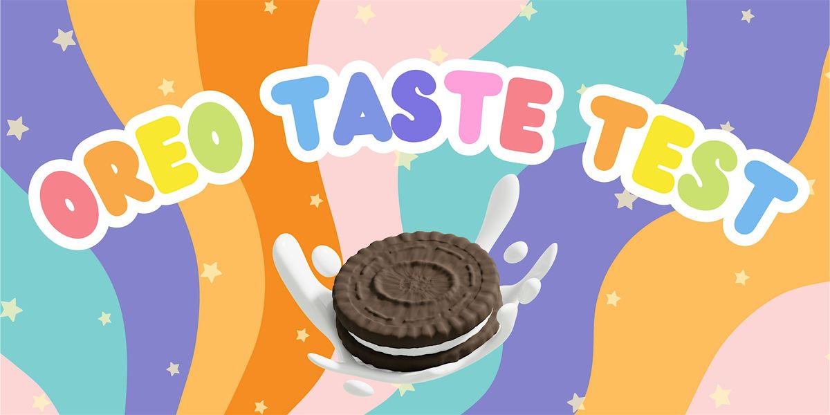 Oreo Taste Test (Preschool - 5th grade), Wharton Public Library, 11 ...