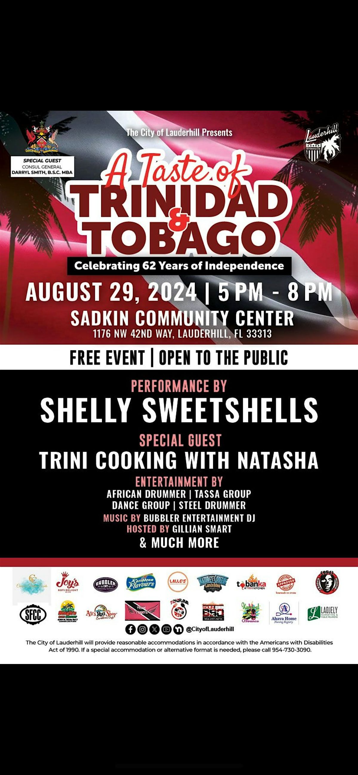 Trinidad & Tobago Celebrating 62 Years of Independence, Herbert Sadkin ...