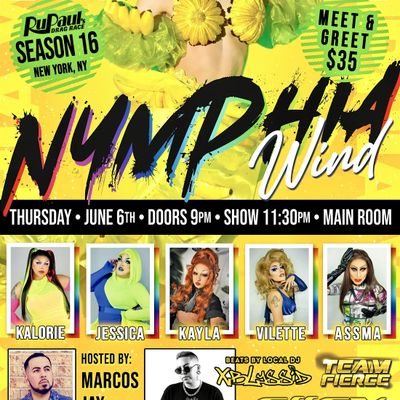 Fierce Pride Feat Winner of RPDR 16 Nyphia Wind, Effex NightClub ...