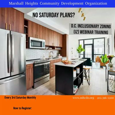 D.C.s Inclusionary Zoning (IZ Webinar) Every 3rd Saturday Monthly ...