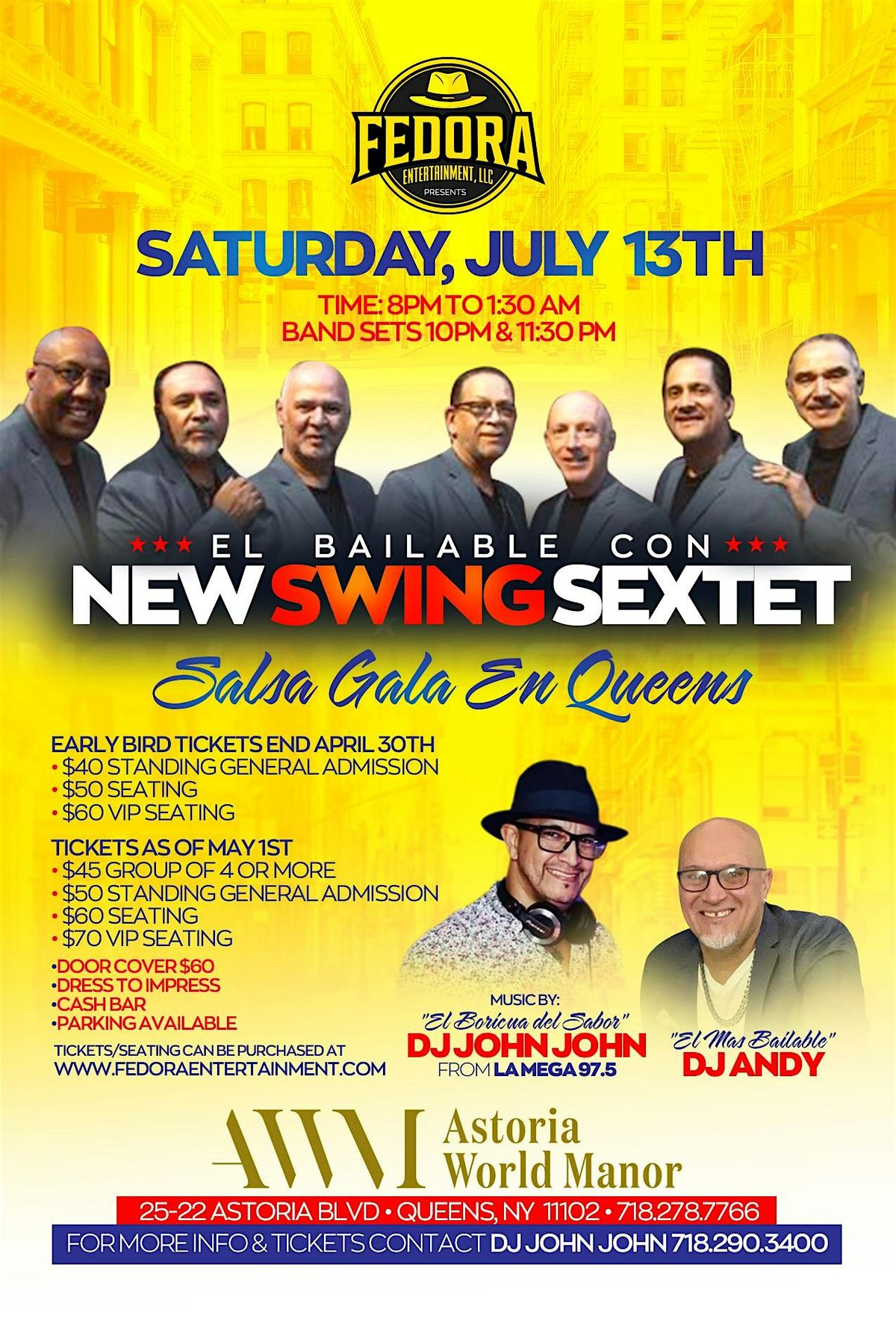 El Bailable Con New Swing Sextet Astoria World Manor Queens 13 July