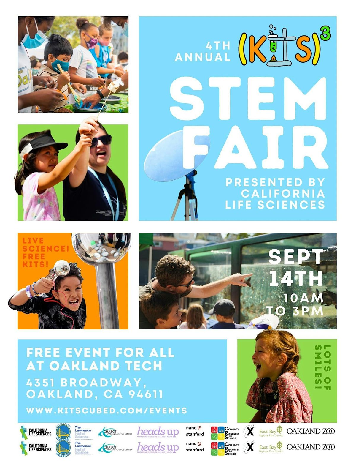 Kits Cubed STEM Fair 2024, Oakland Technical High School, 14 September ...