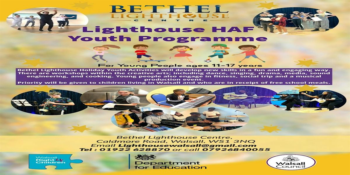 Lighthouse Easter Youth Production - Wed 27th March at 5:30pm -7:30pm ...