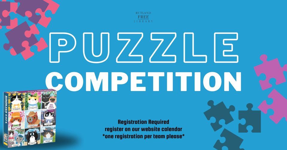 Puzzle Competition!, Rutland Free Library, 29 December 2023 | AllEvents