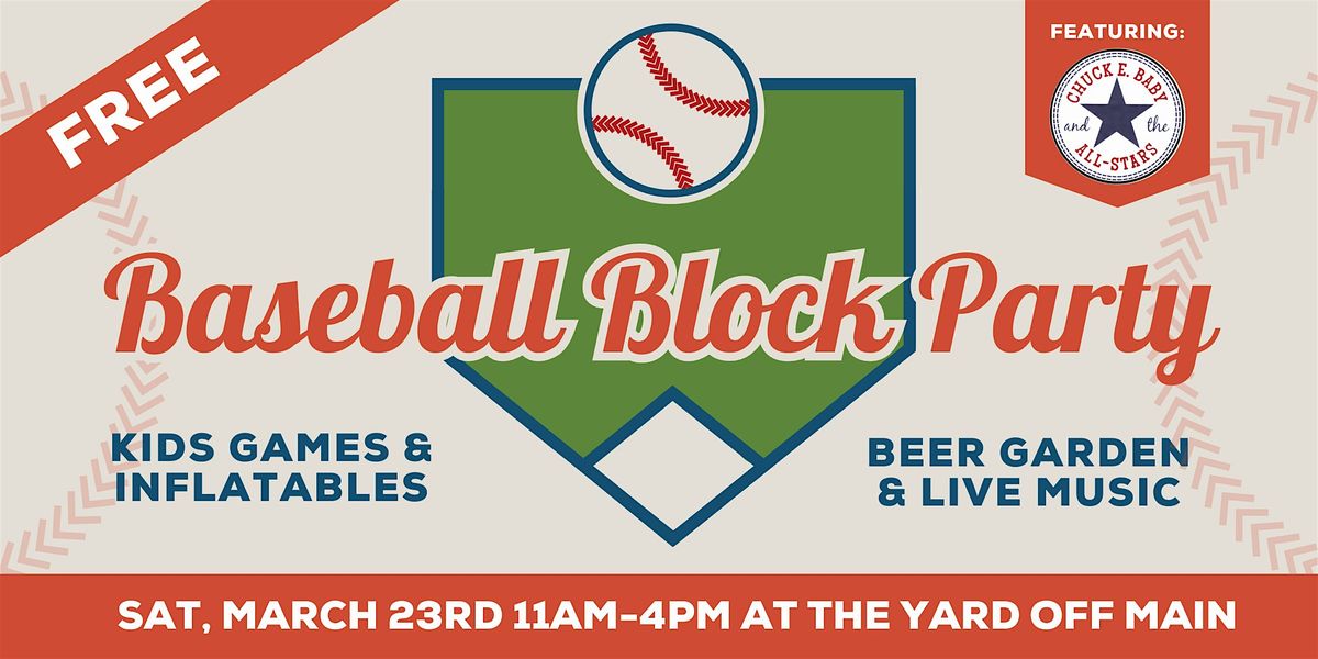 FREE Baseball Block Party, 1 N Macdonald, Mesa, 23 March 2024 | AllEvents