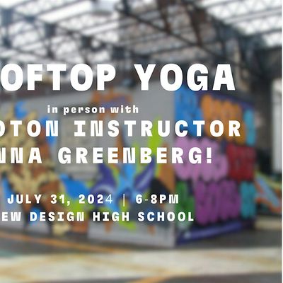 ROOFTOP YOGA WITH PELOTON INSTRUCTOR ANNA GREENBERG, M543 New Design ...
