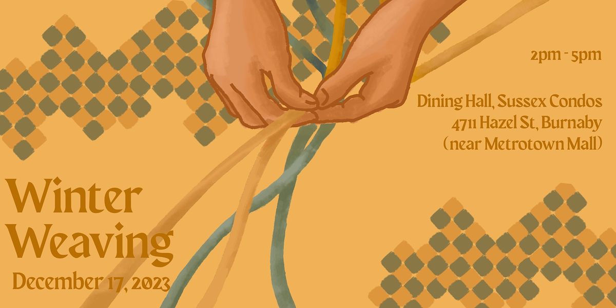 Winter Weaving, Sussex Condos (near Metrotown), Burnaby, 17 December ...